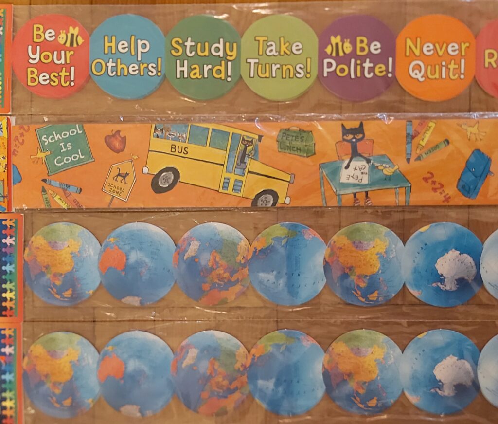 Chalk/Whiteboard Borders - Re Write Stationery