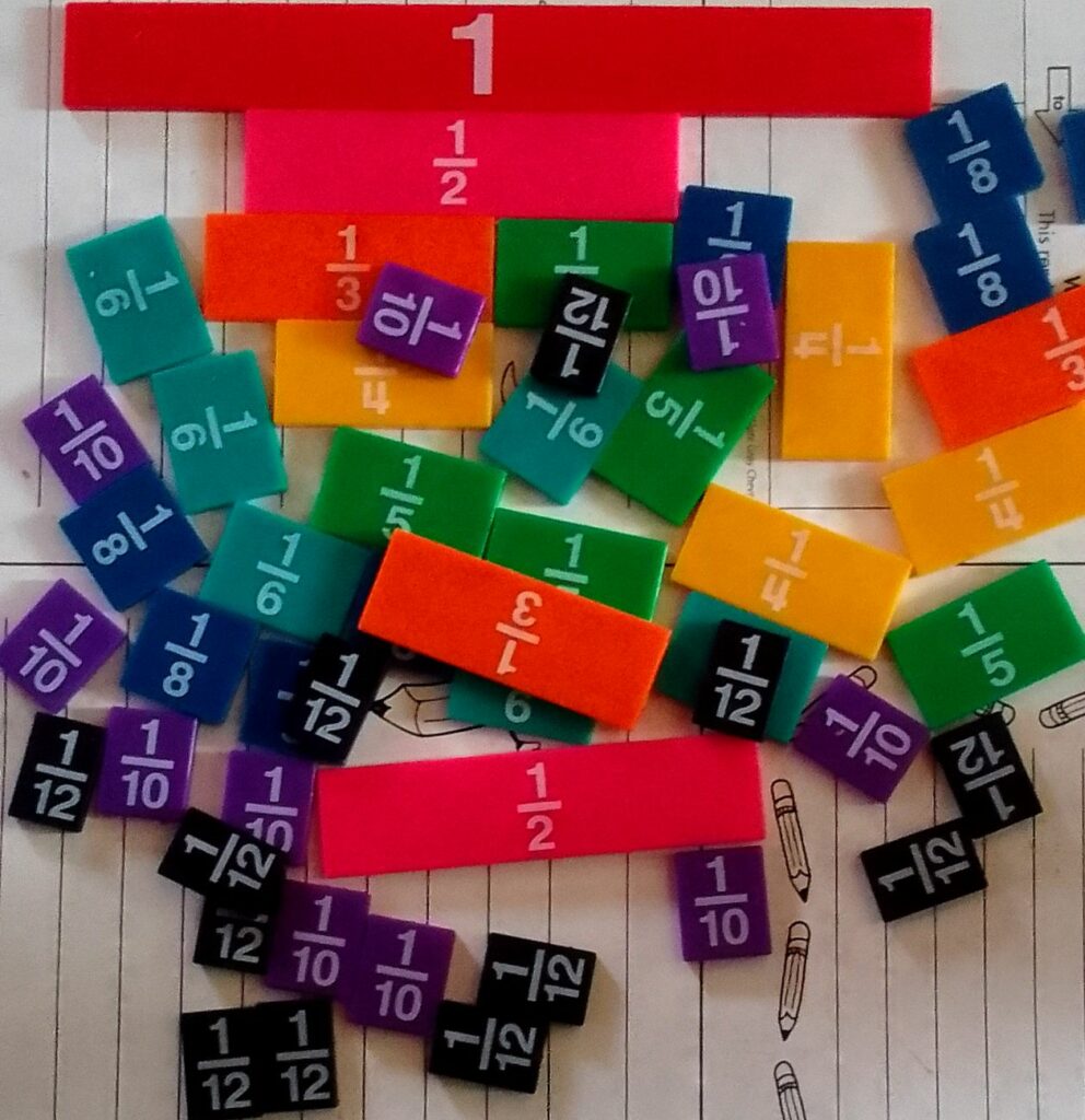 Fraction Tiles - Re Write Stationery